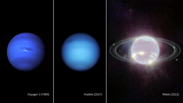 Spektakuläre Bilder vom Neptun