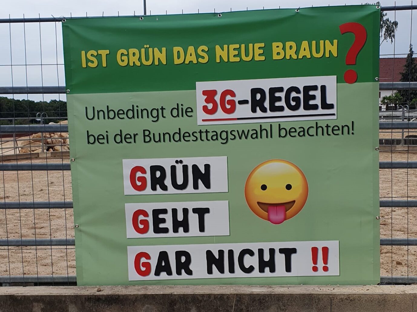 Anti Grne Aufkleber