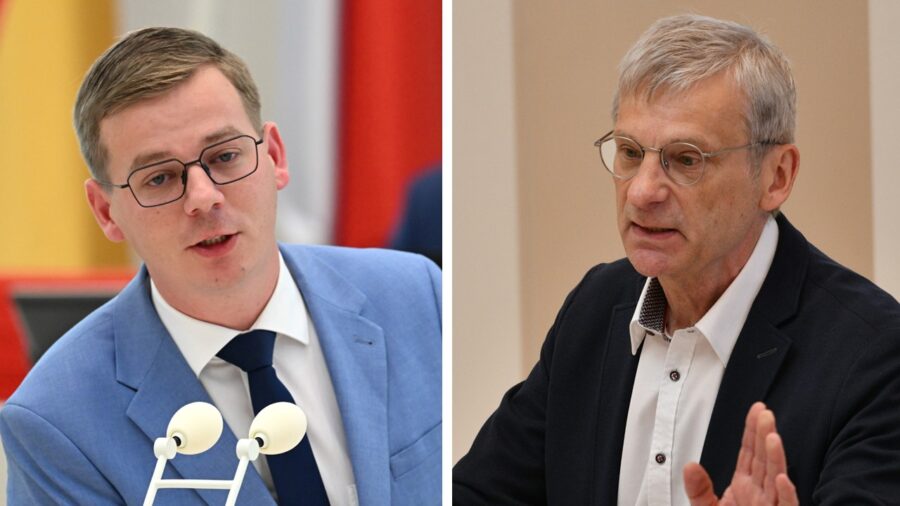 Landtag Brandenburg Nazischwein