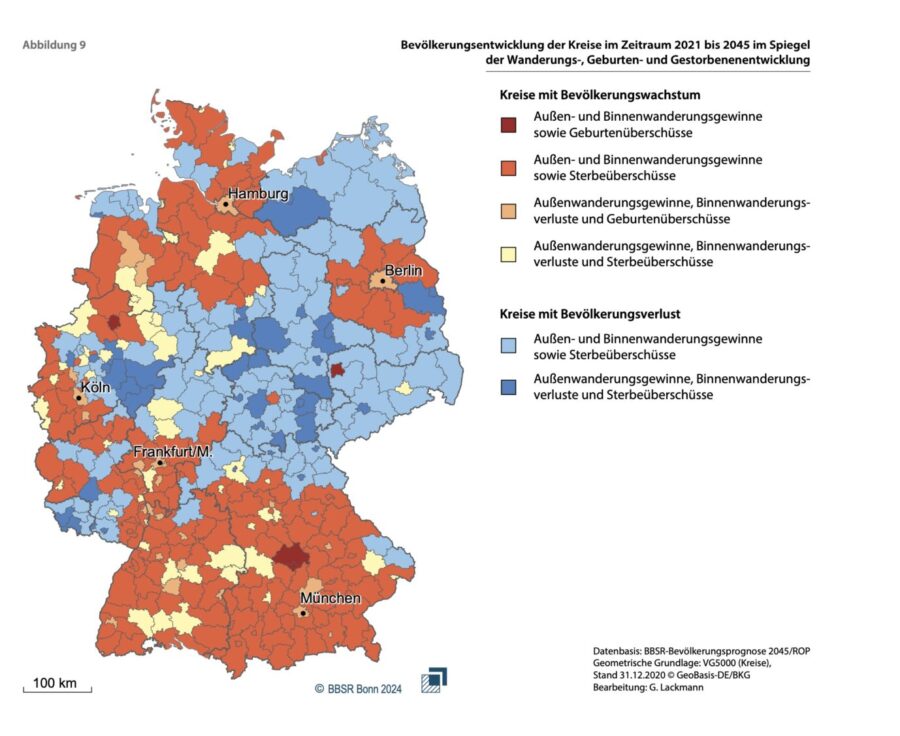 Studie prognostiziert Überalterung und Millionenzuwanderung für Deutschland