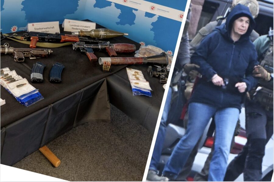 Polizei zeigt erstmals Waffenarsenal von RAF-Terroristin Klette