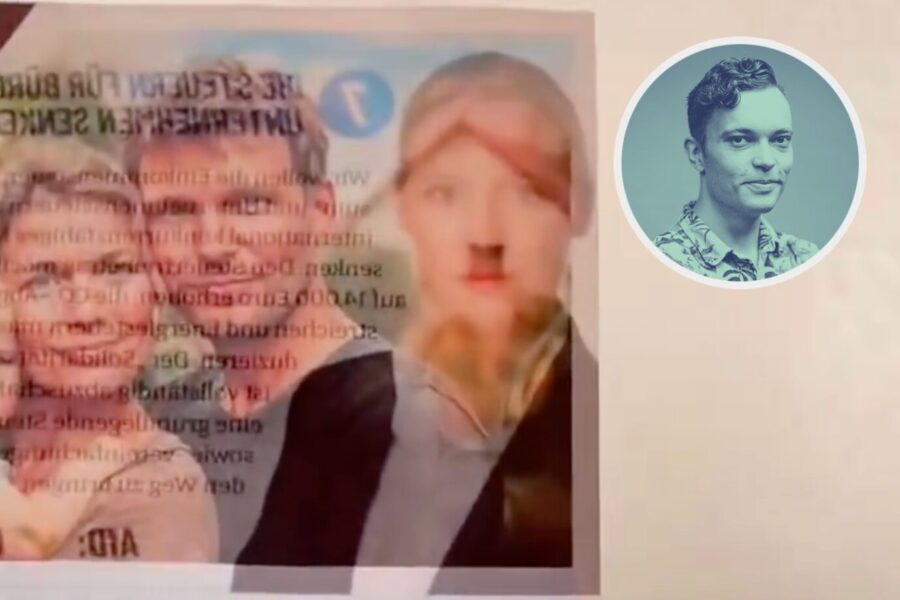 AfD macht Werbung mit Damenbart – CDU befürchtet Viertes Reich